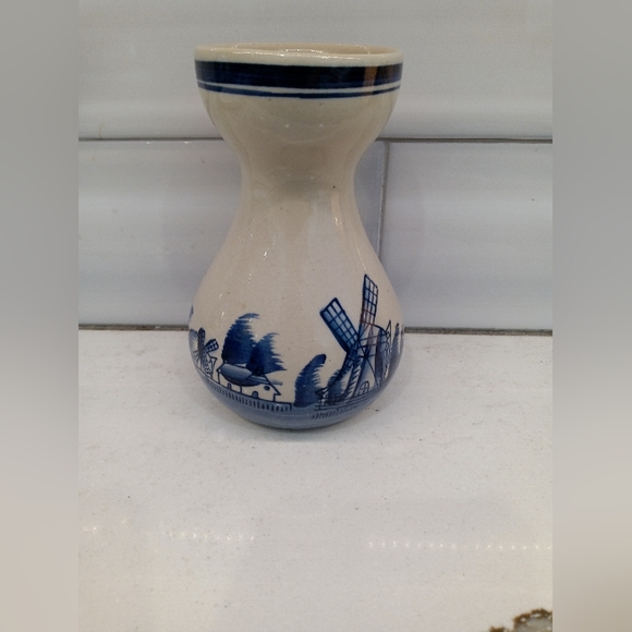 Source Unknown | Accents | Vintage Dutch Ceramic Windmill Vase | Poshmark